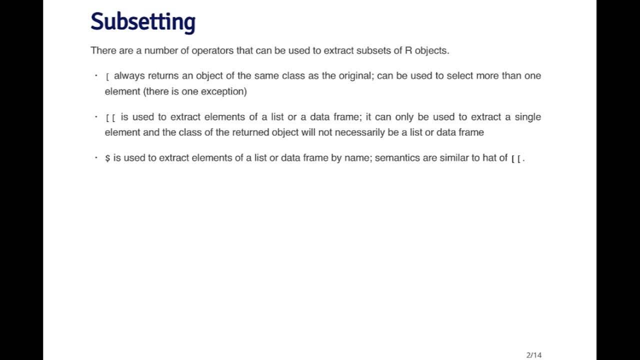 Subsetting Basics HD 720p - YouTube