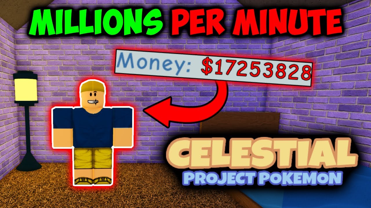 How To Make MILLIONS Per Minute In Project Pokemon (Project Celestial Roblox) - YouTube