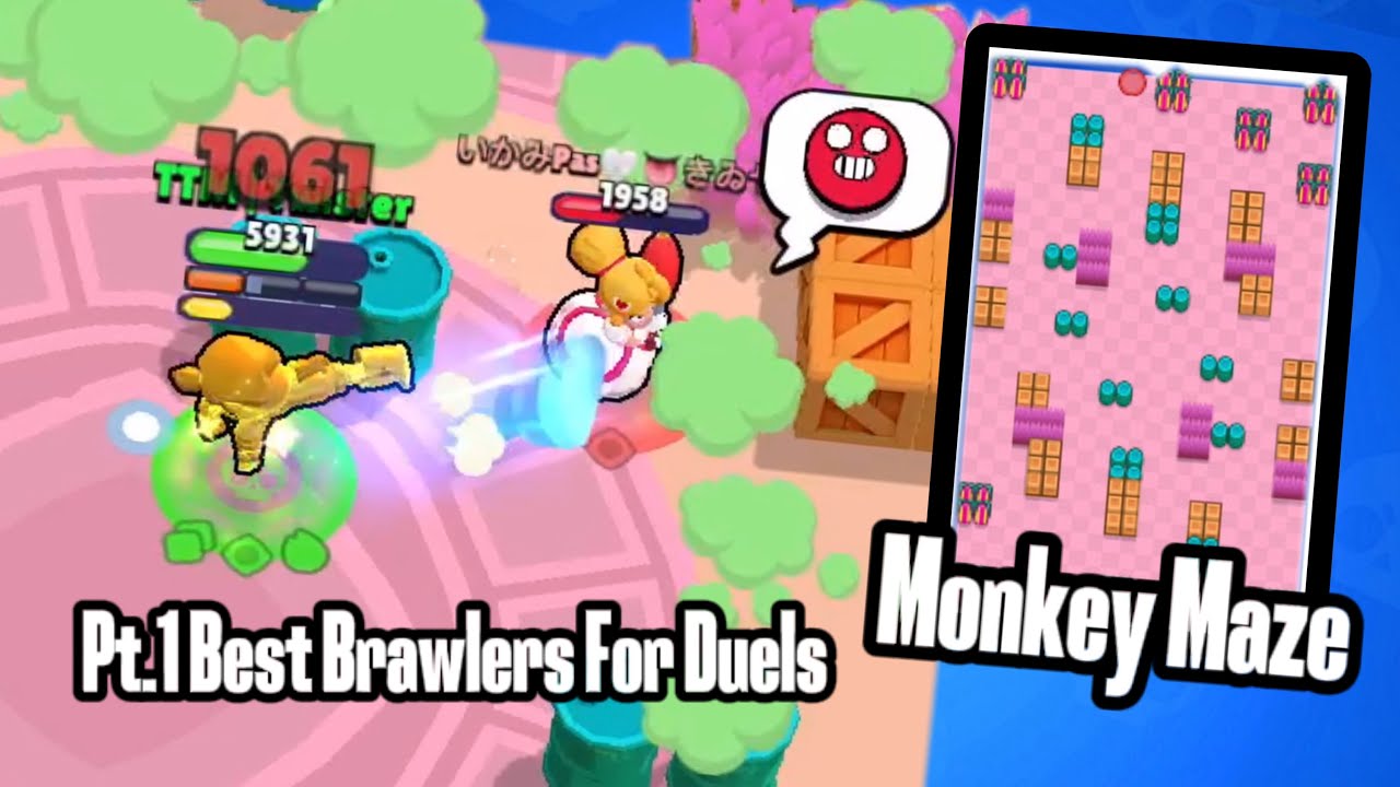 Best Brawlers For Duels Pt.1 | Monkey Maze | Duels Guide - YouTube
