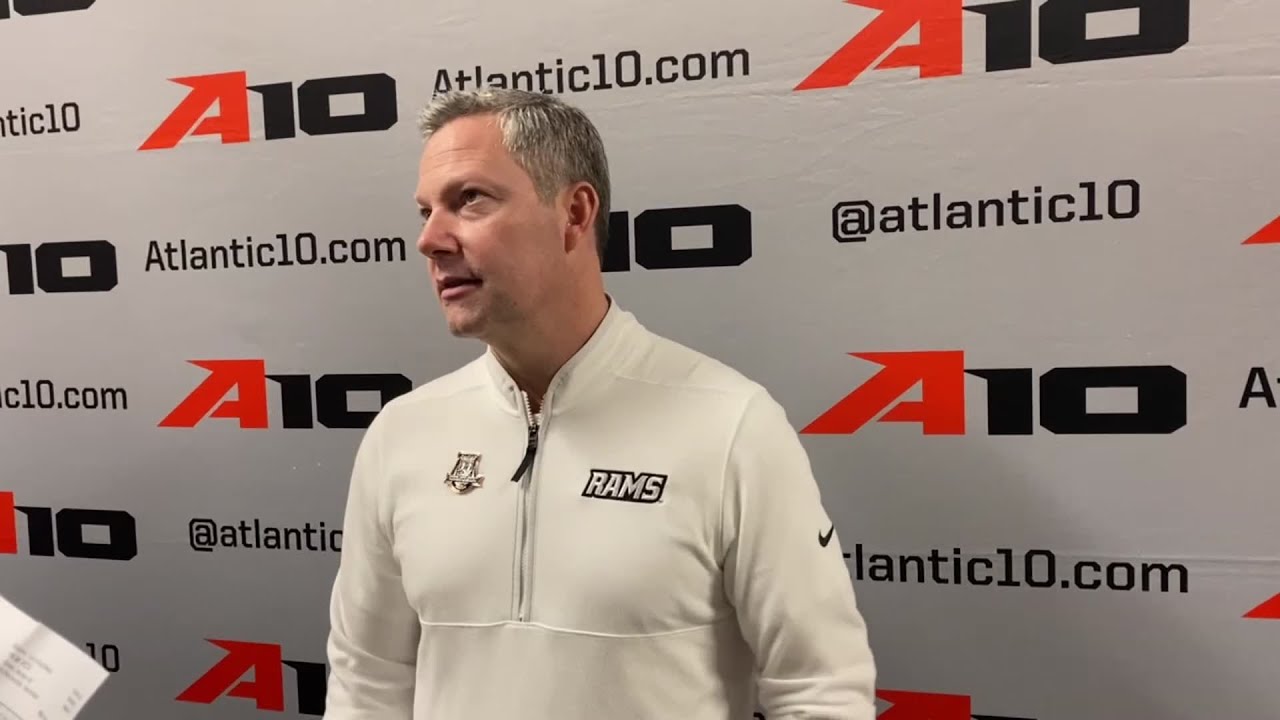 (2/2) VCU basketball coach Ryan Odom after 69-62 win over Fordham in ...