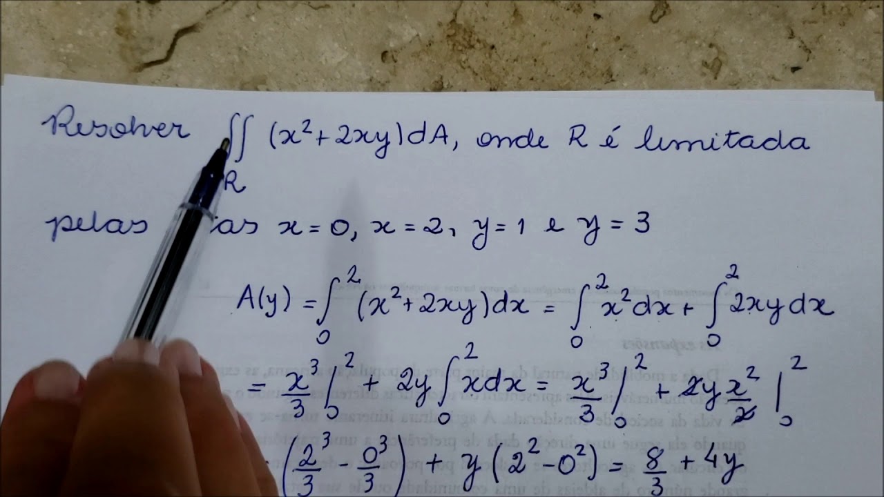 Integral iterada 2 - YouTube