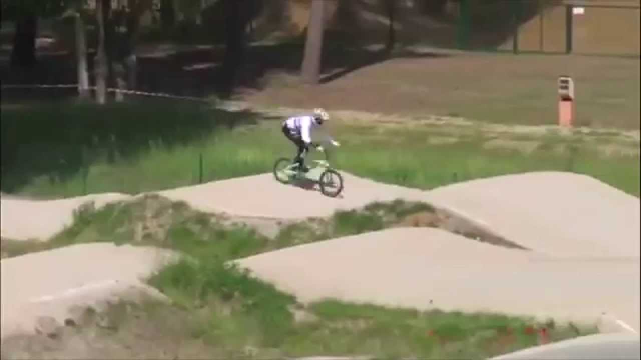 On board lap: GB BMX rider Kyle Evans at Zolder - YouTube