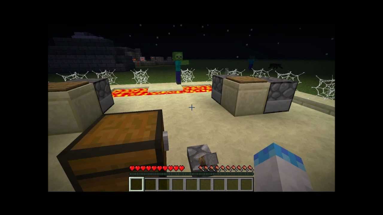 Minecraft - Anti-Zombie Fort - YouTube