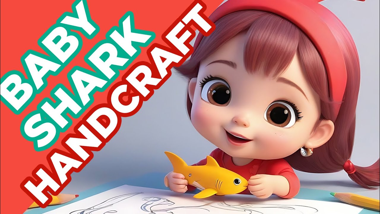 BABY SHARK hand craft by ze - YouTube
