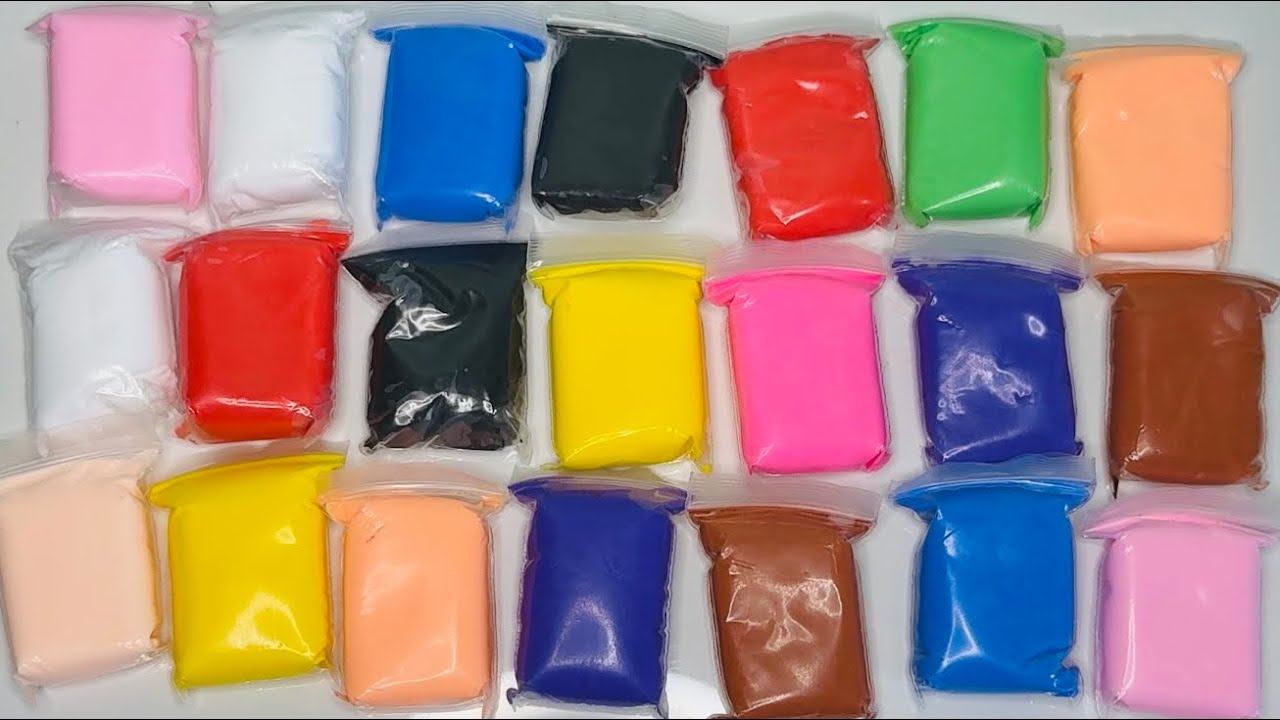 Satisfying ASMR sound super clay l mixing | satisfying super clay ...