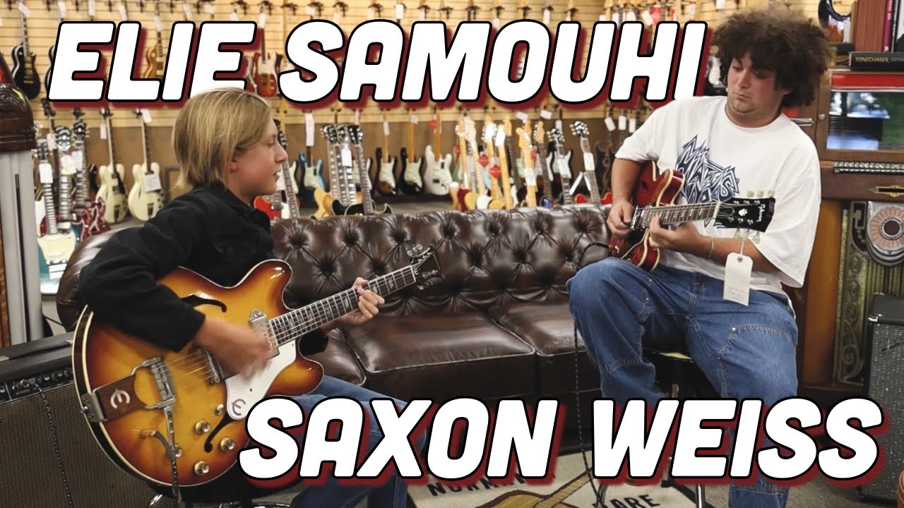 13-year-old Saxon Weiss & 18-year-old Elie Samouhi jamming at Norman's ...