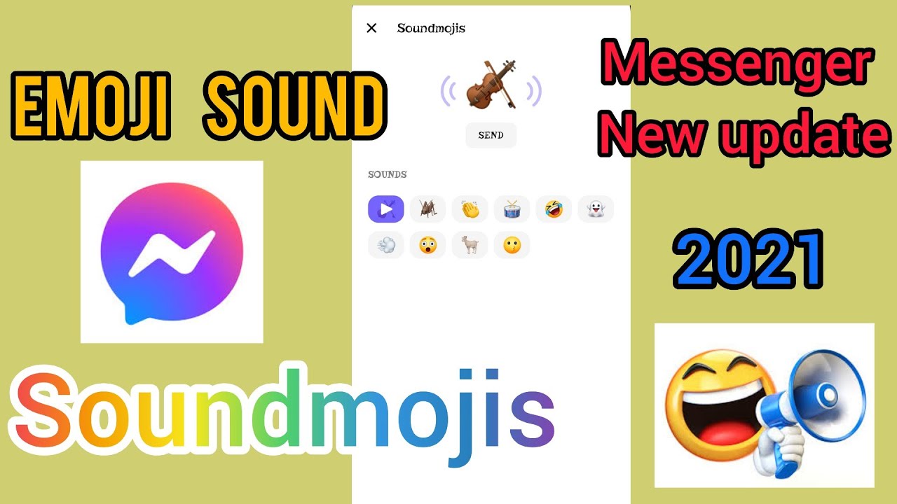 SoundMojis in Messenger - Emoji with Sound - How to Send Sound Emoji in ...