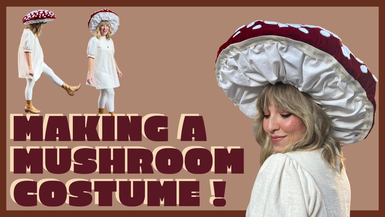 Mushroom Costume Cutest Diy Halloween Costume Ever Abbey Makes Youtube