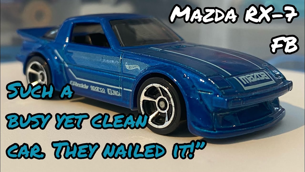 Hot Wheels Mazda RX-7 FB (D Case) Review And Showcase! “Such a busy yet ...