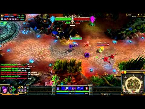 League Of Legends - Heimer bug, 3 Turret ! - YouTube