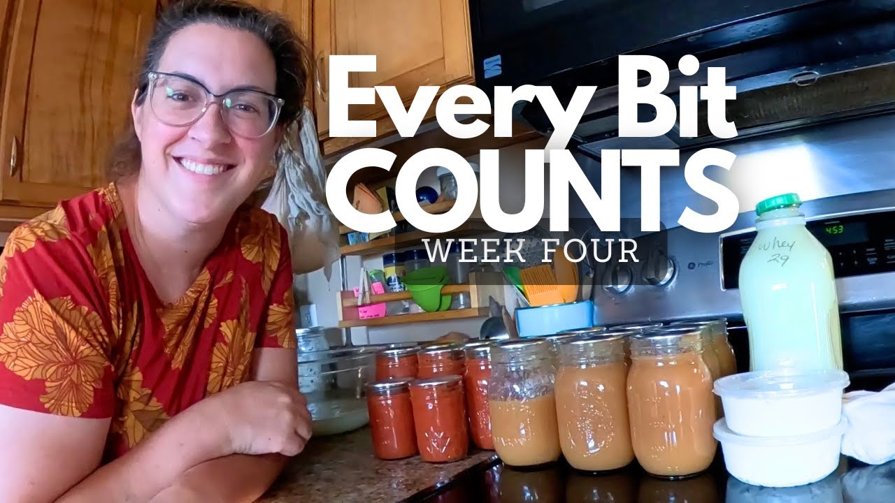 Another Week's Worth of Homestead Food Preservation! | Every Bit Counts ...