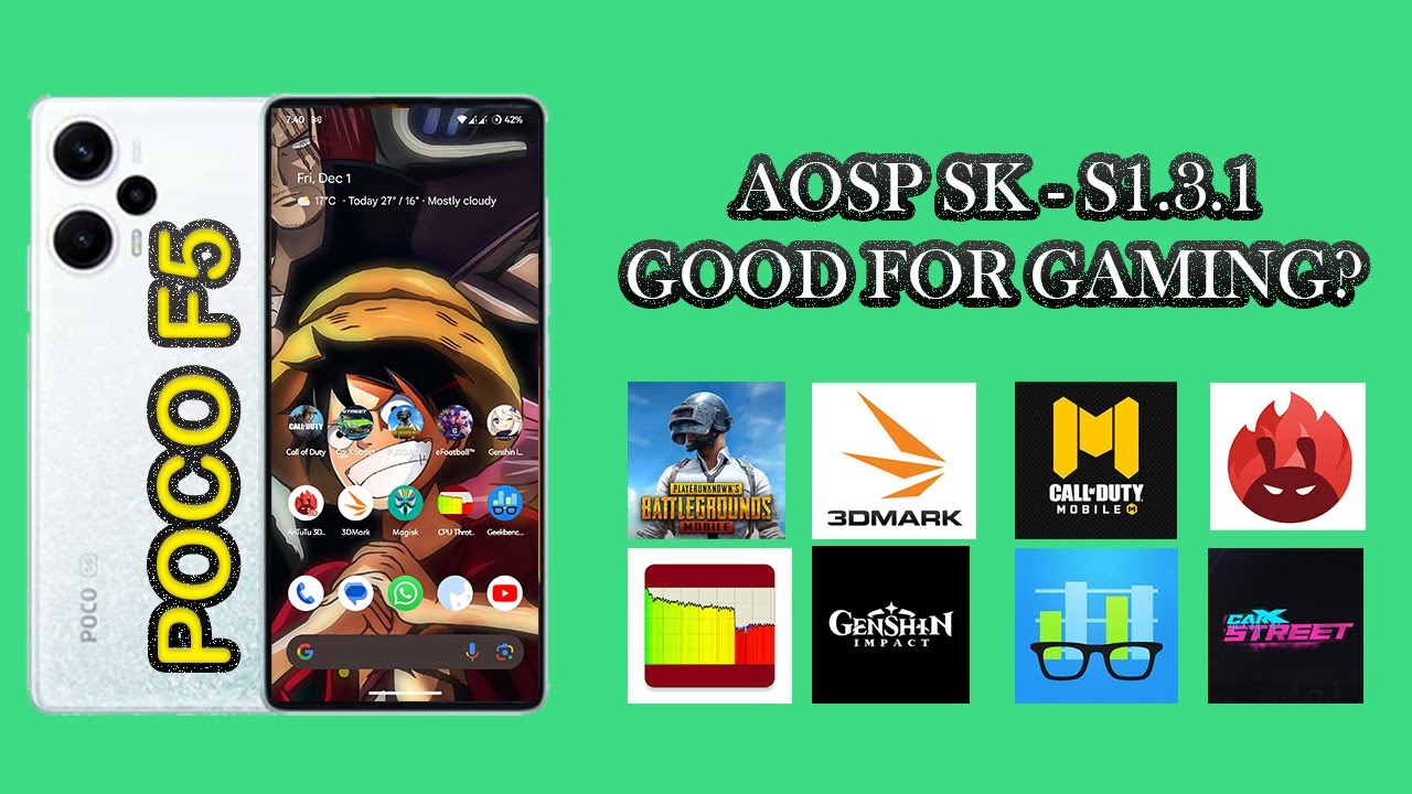 AOSP SK - S1.3.1 | Android 14 For Poco F5 / Redmi Note 12 Turbo ...
