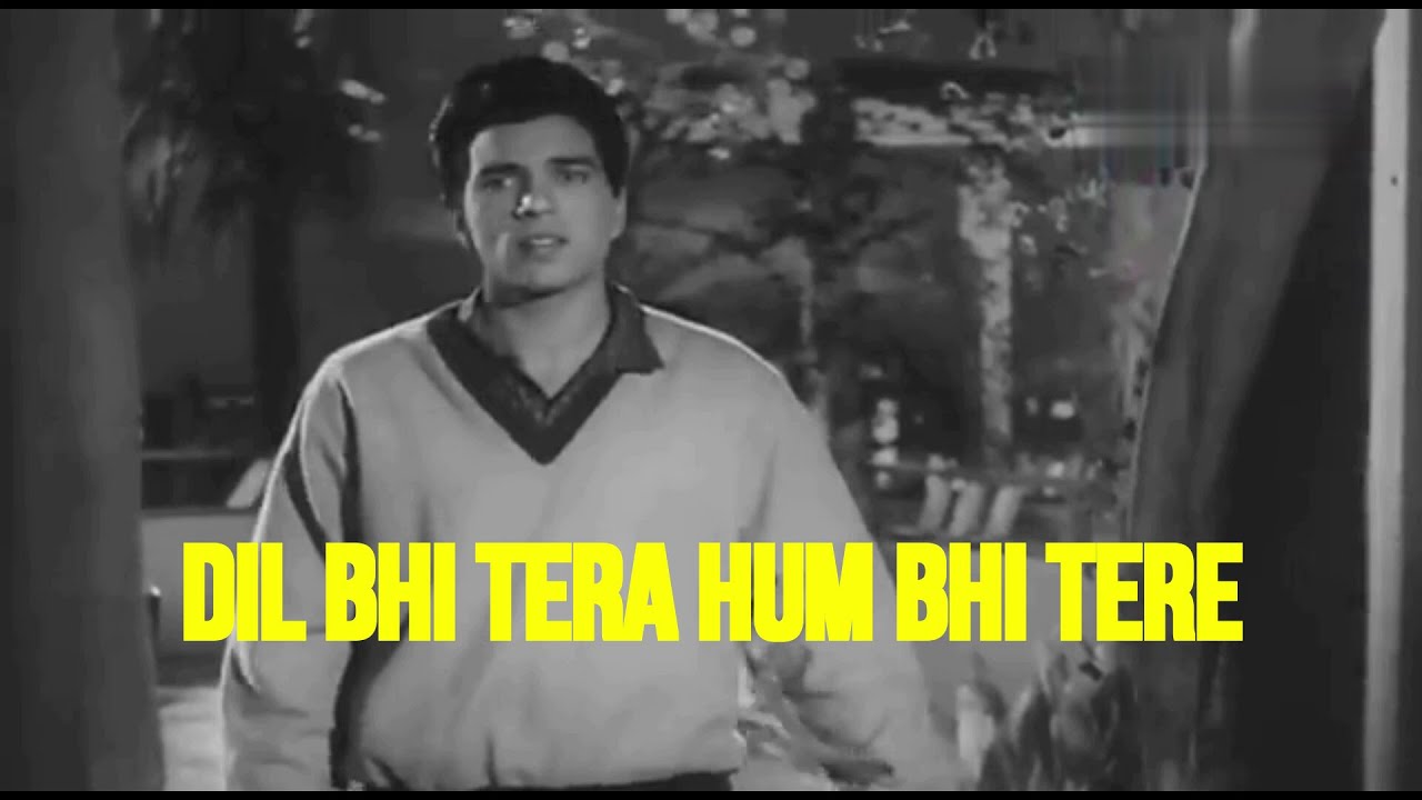 "DIL BHI TERA HUM BHI TERE"—HINDI MOVIE REVIEW | DARMENDRA'S DEBUT ...