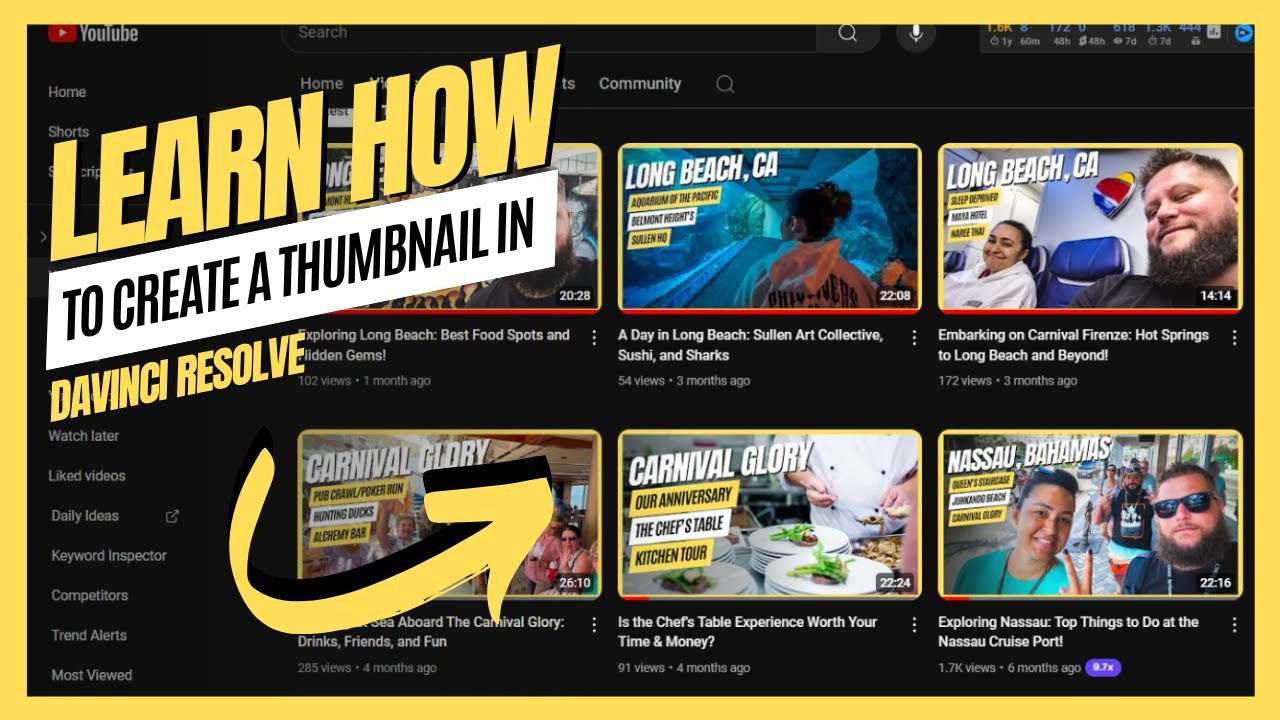 Create YouTube Thumbnails That Get Clicked with DaVinci Resolve - YouTube
