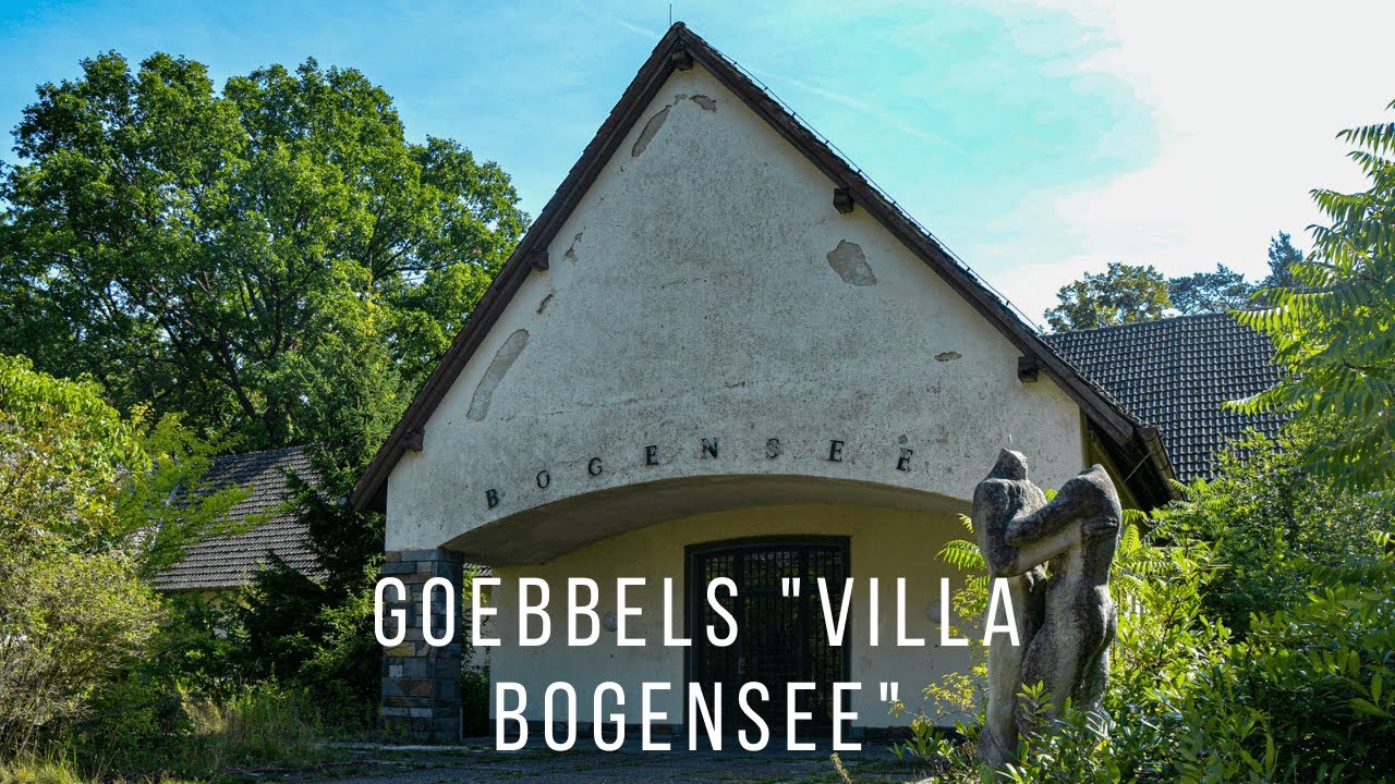 Goebbels Villa Bogensee (Waldhof am Bogensee) - YouTube