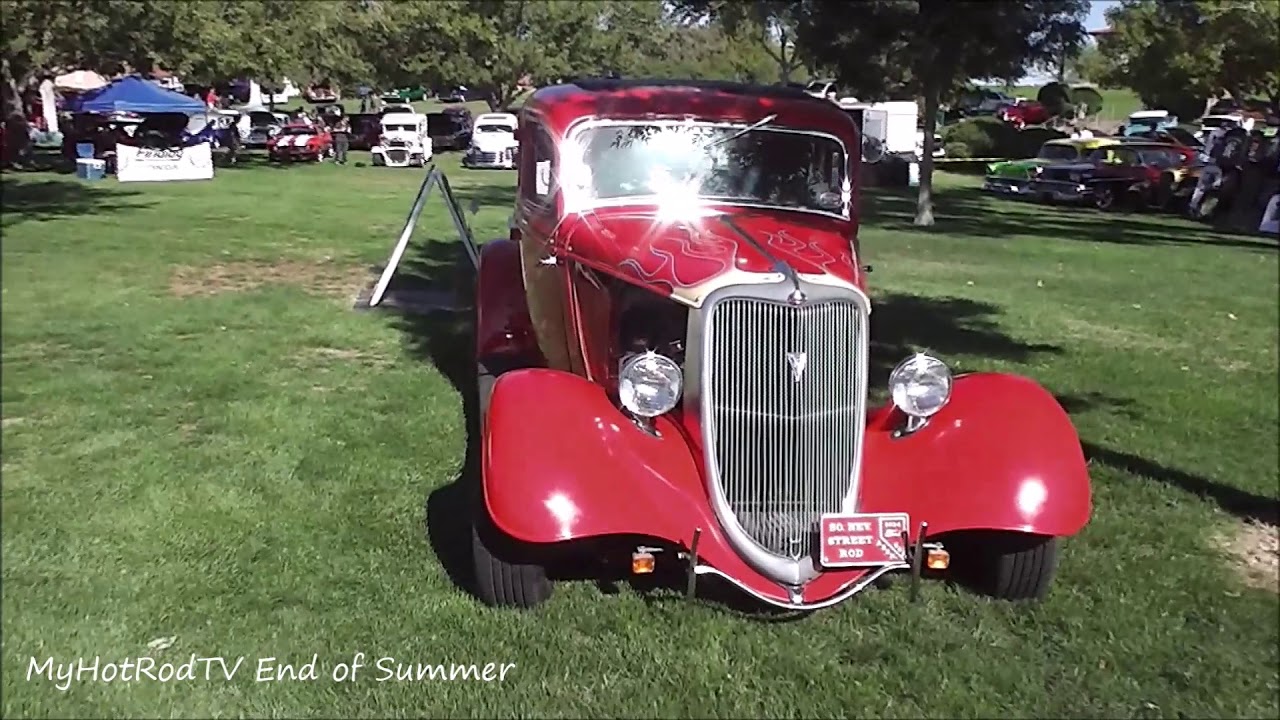 Wurst Dam Car Show ~ End of Summer Hot Rods on the Lawn - YouTube
