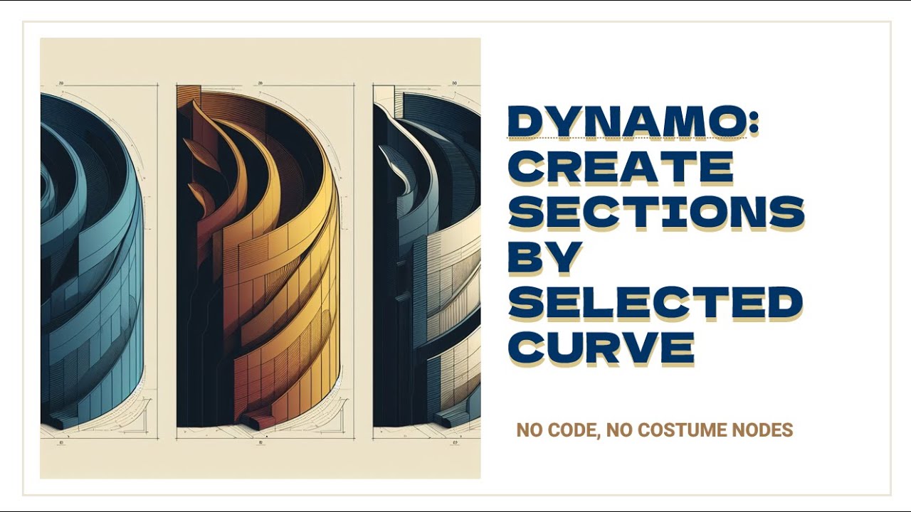 Dynamo: Sections By Lines. No code, no custom nodes. - YouTube