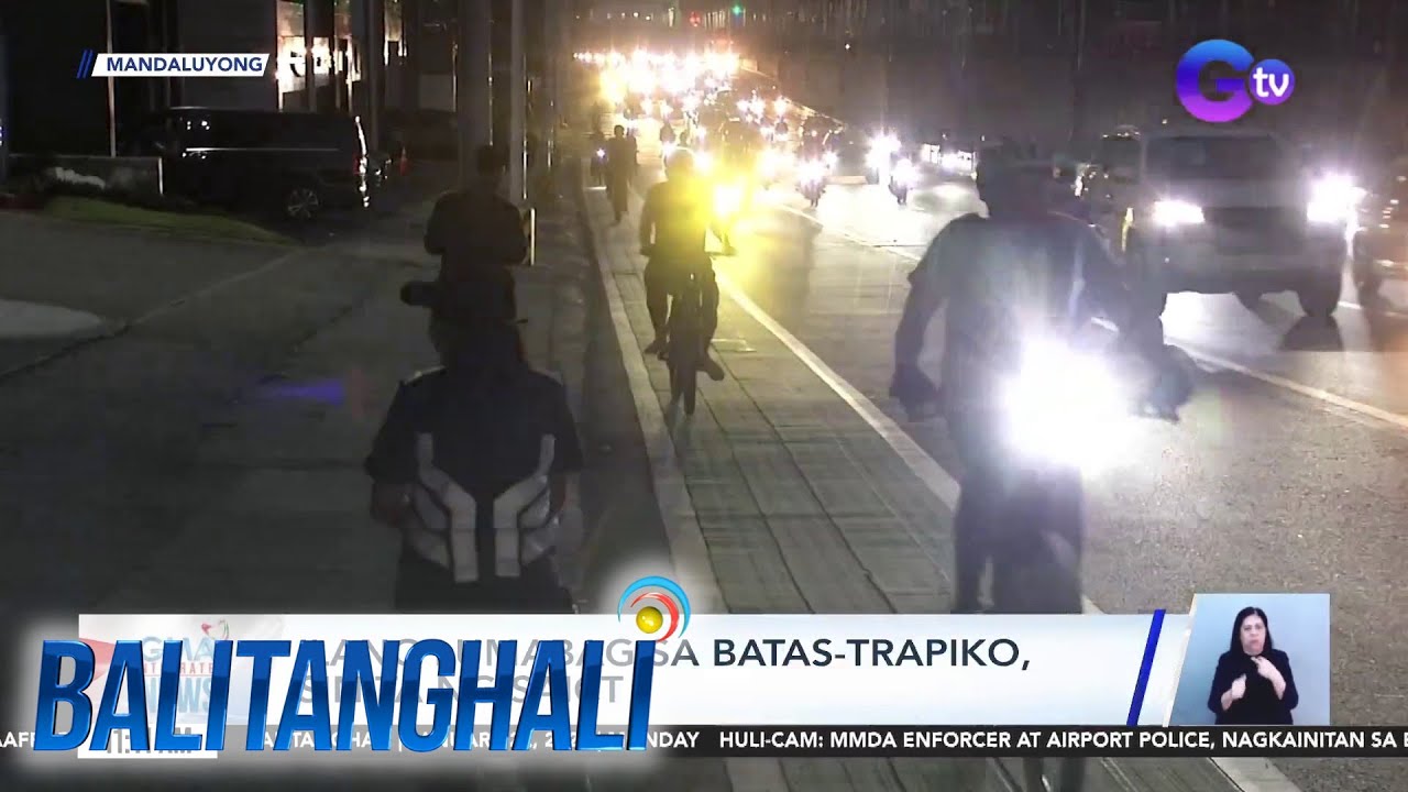 Ilang lumabag sa batas-trapiko, sinita ng SAICT | BT - YouTube