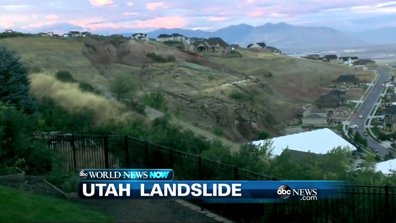 WEBCAST: Massive Landslide Hits Utah Neighborhood - YouTube