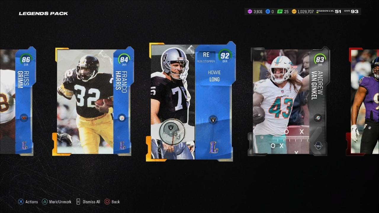 MYSTERY LEGEND PACKS ARE FIRE! PRO MAX FANTASY PACKS! - Madden 24 ...