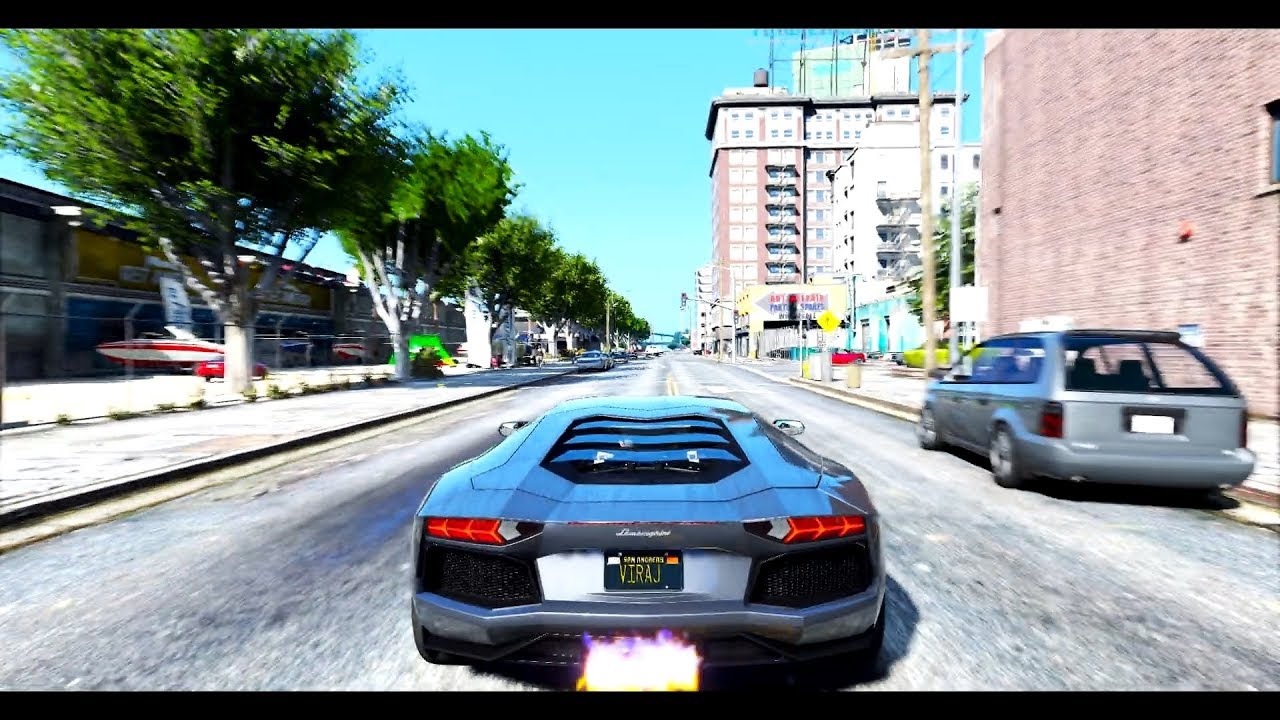 GTA V Ultra Realistic Graphics MOD Gameplay | 1080p60 | NVR + MVGA 2.65 ...