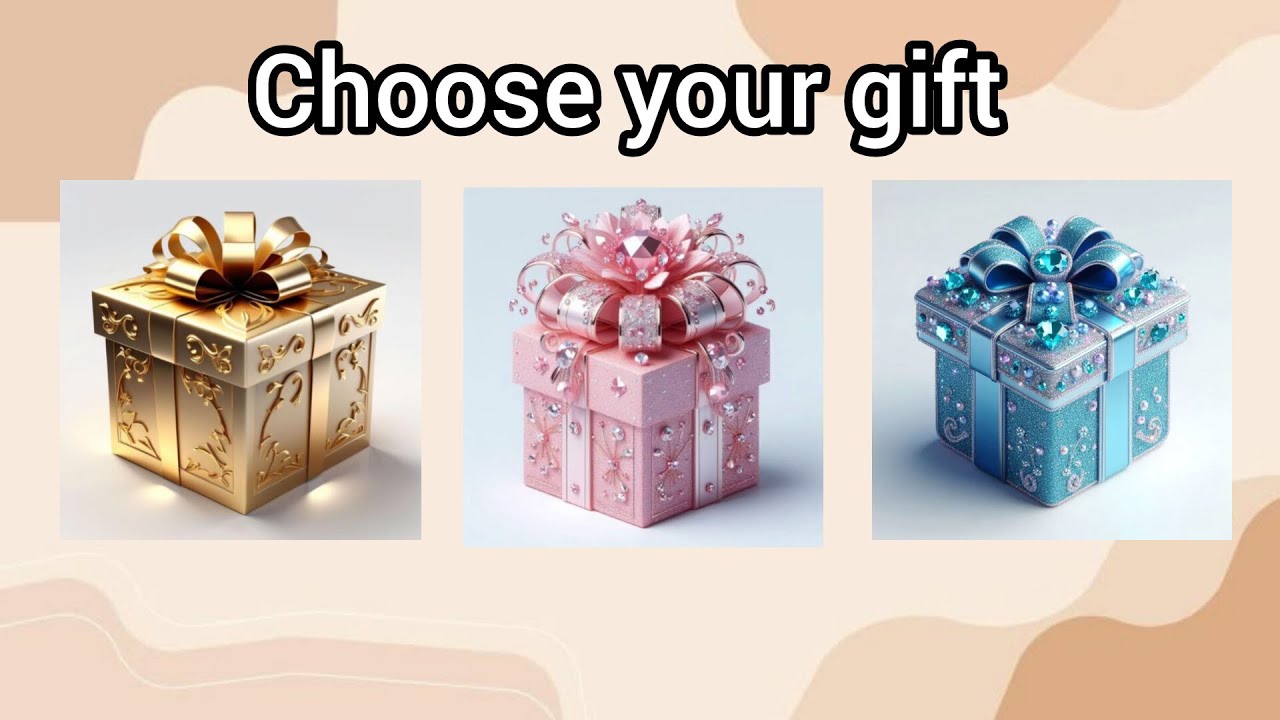 Choose your gift challenge....How many good gifts you get? - YouTube