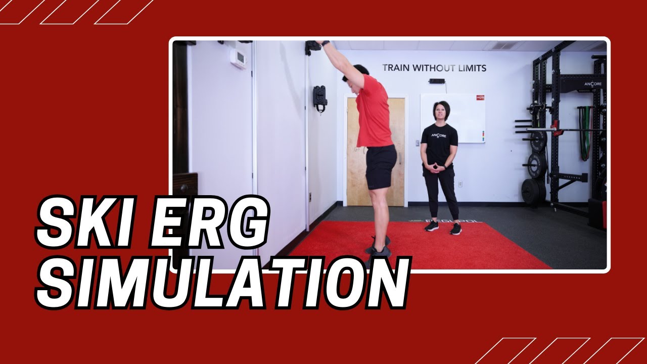 Ski Erg Simulation | Cable Machine Exercise - YouTube