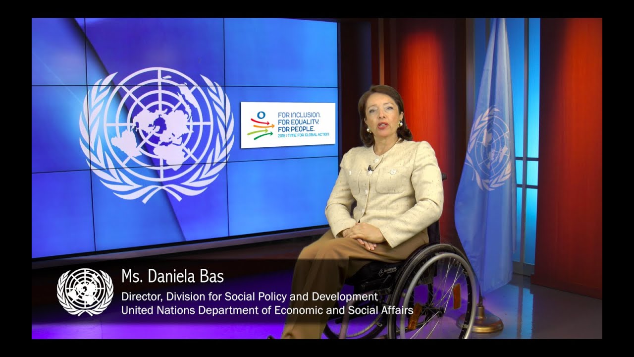 Ms. Daniela Bas - Message for Persons with Disabilities #ForPeople ...