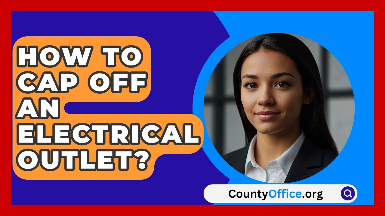How To Cap Off An Electrical Outlet? - CountyOffice.org - YouTube