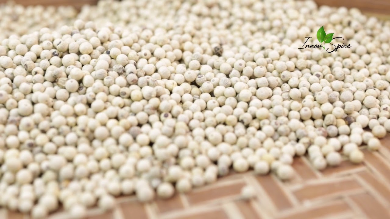 Chinese White pepper - Whole white peppercorn / Ground or Whole - YouTube
