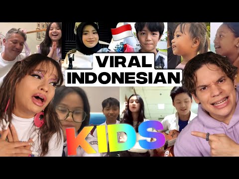 Latinos react to Viral Indonesian Kids that went viral for their SINGING!