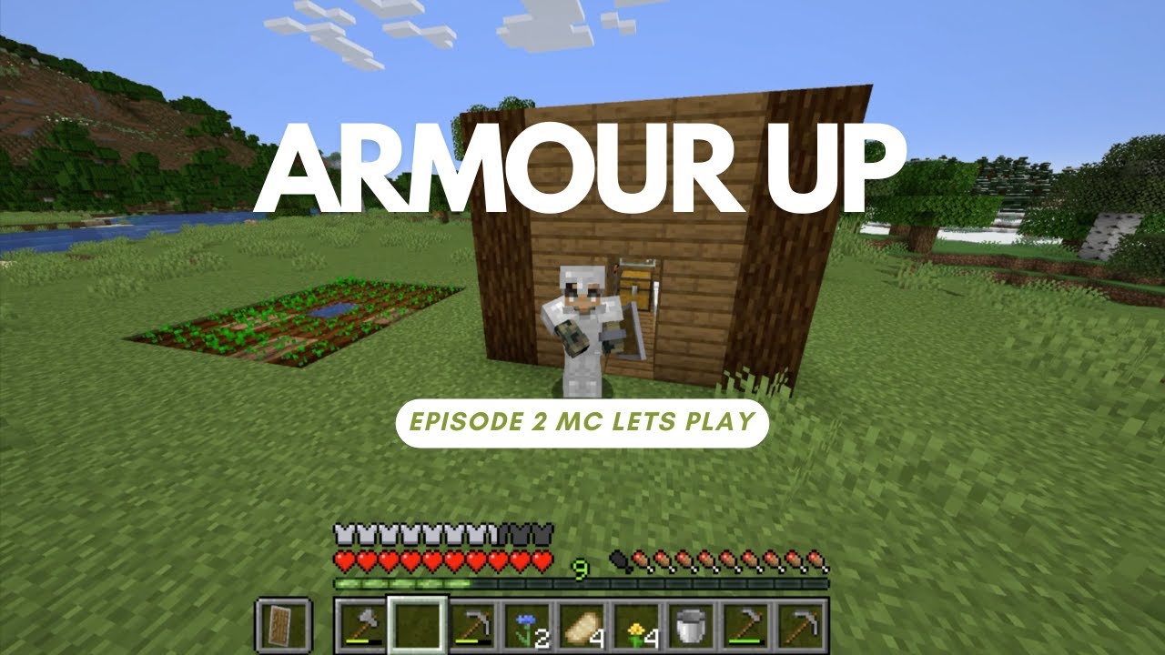 Armour Up Ep 2 - Vanilla Minecraft Lets Play - YouTube