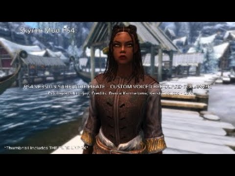 Skyrim Mod PS4: PS4 VERSION SAHRA THE PIRATE - CUSTOM VOICED REDGUARD ...