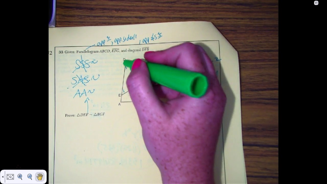 Geometry Common Core June 16 #32-34 - YouTube