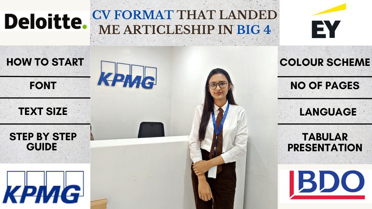 CV Format for bagging your Dream Articleship🤩🤩 || Step by Step Guide ...
