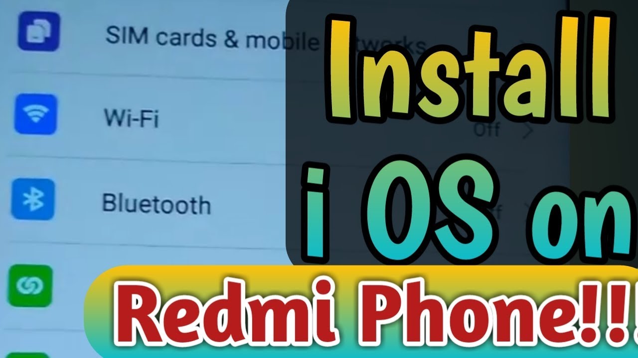 How to change the look of Redmi phone into iPhone | Redmi phone as ...