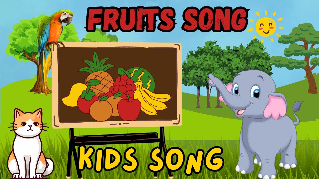 Kids Fruits Song | Fruits Song For Kids For Learning | Nursery Rhymes ...