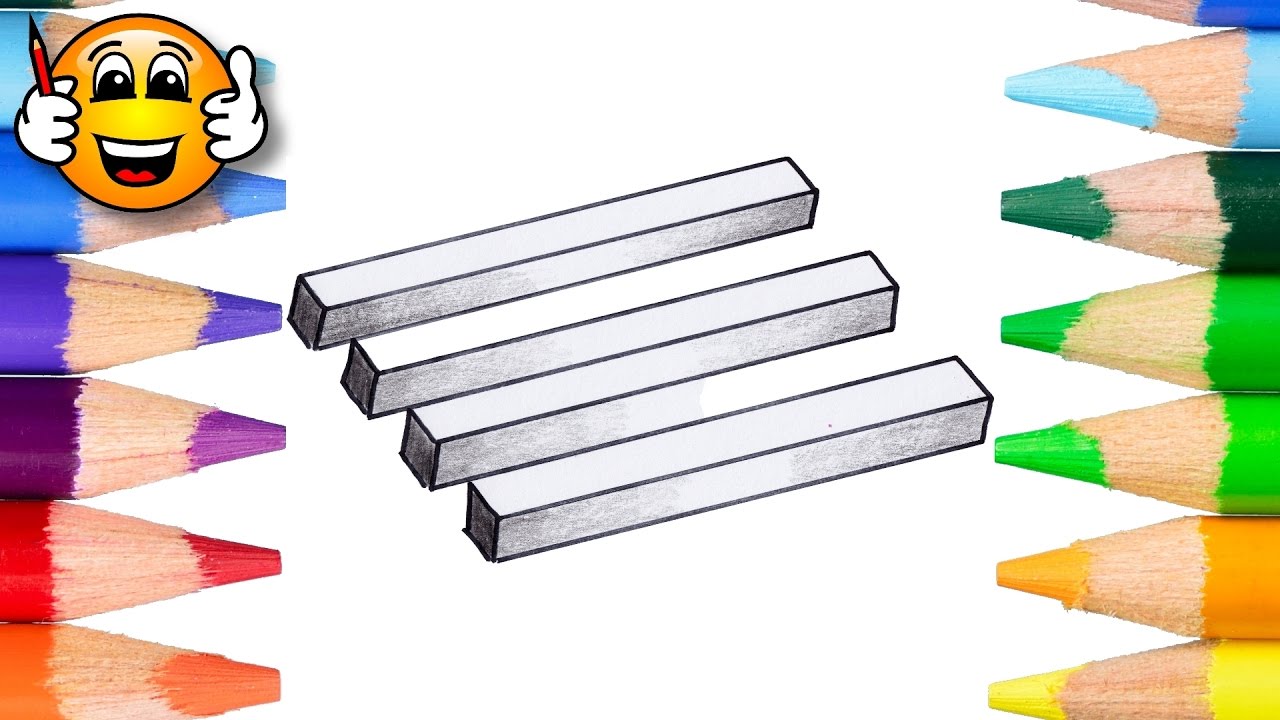 Coloring Pages for Kids Impossible Bars Illusion | Coloring Book Videos ...