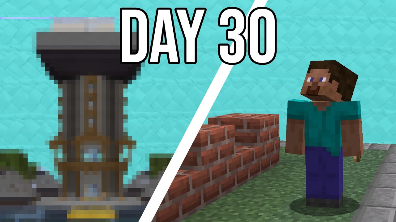 I Played Skyblock For A Real Life Month - YouTube