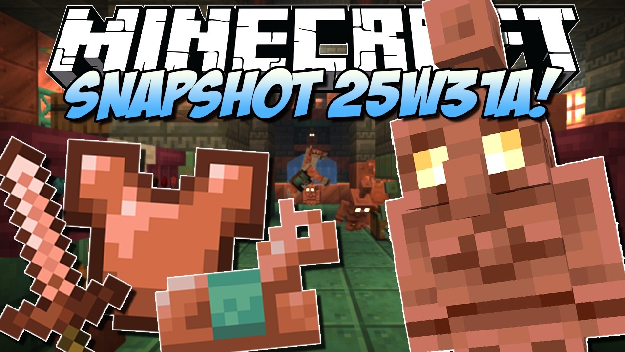 Minecraft 1.21.9 | COPPER & SHELVES! (Copper Golems, Copper Gear ...
