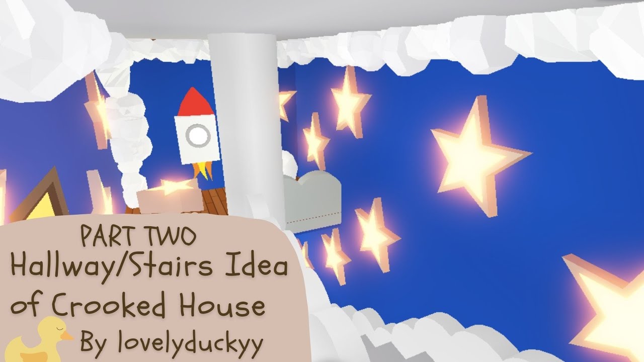 Crooked House Aesthetic Space/Galaxy Hallway/Stairs/Coridor Speedbuild ...