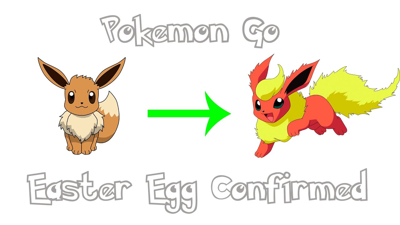 Eevee to Flareon - Easter Egg Confirmed (Pokemon GO) - YouTube