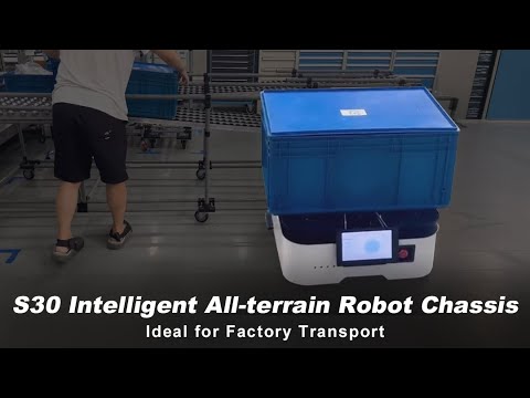 S30 All-Terrain Indoor Robot Chassis | 100KG Load, Collision Prevention ...