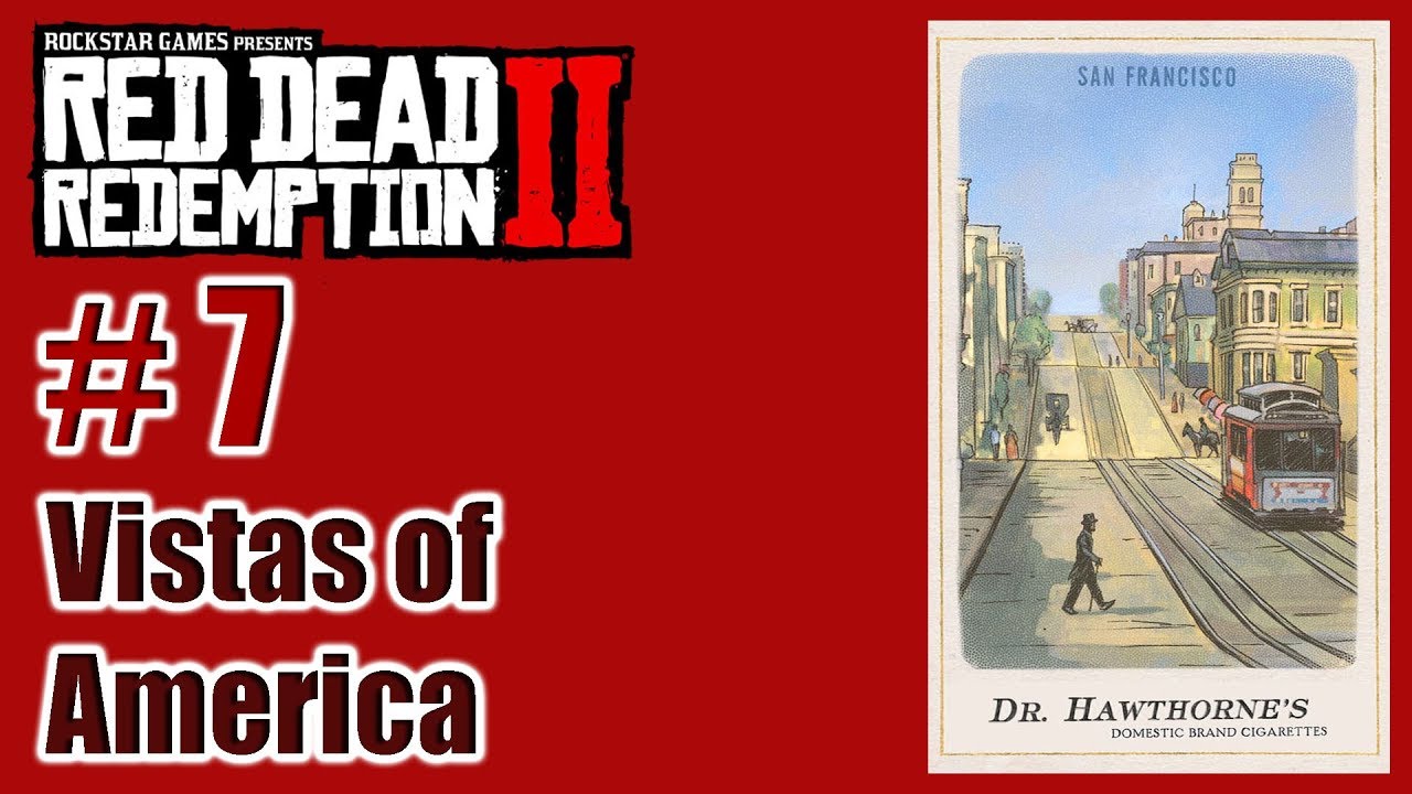 RDR2 - Vistas of America – 07 San Francisco - Cigarette Card – Türkçe ...
