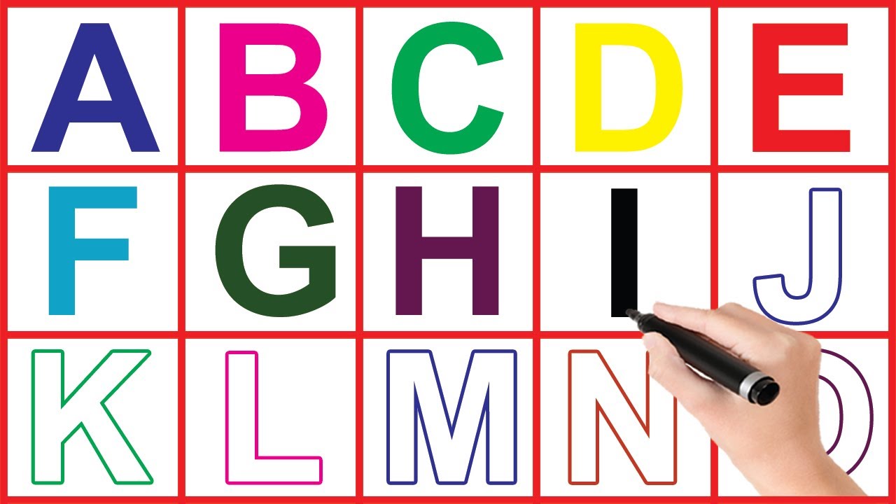 ABCD Song | kids Education video | Alphabet Song with Calour | ABCD ...