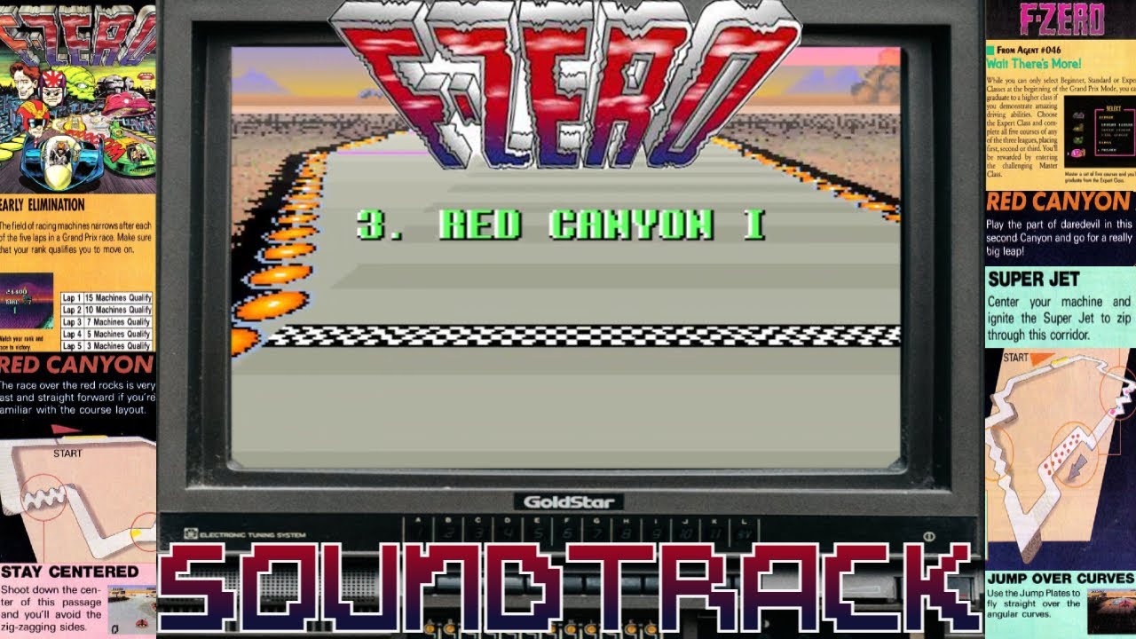F-Zero Super Nintendo (Music) - Red Canyon I & II - YouTube