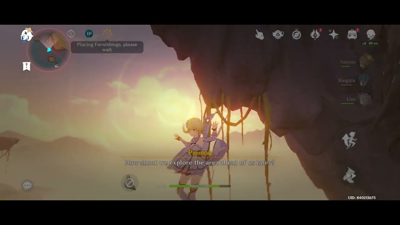 Paimon made me fall off the map!!! 😨 - YouTube