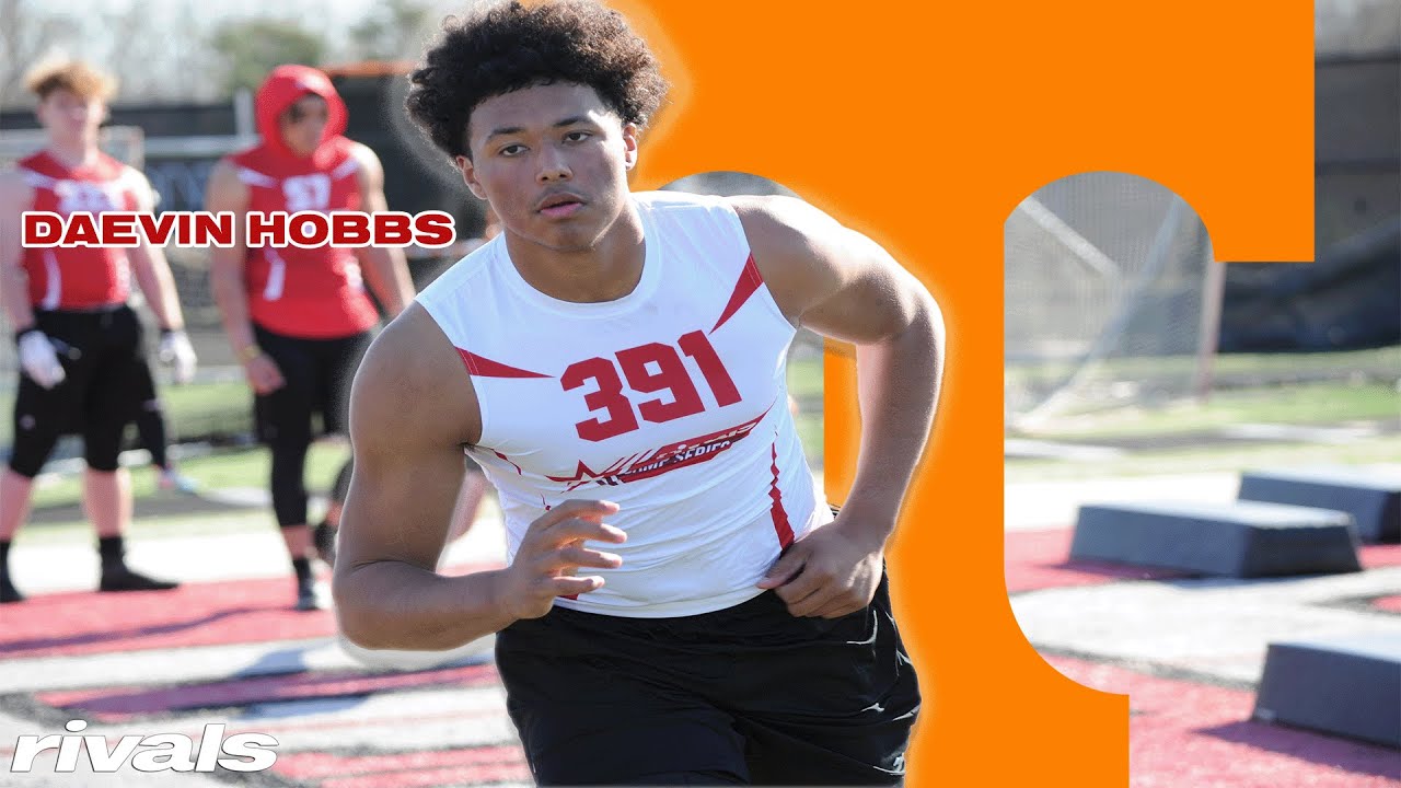 Highlights: Tennessee commit Four-star Daevin Hobbs - YouTube