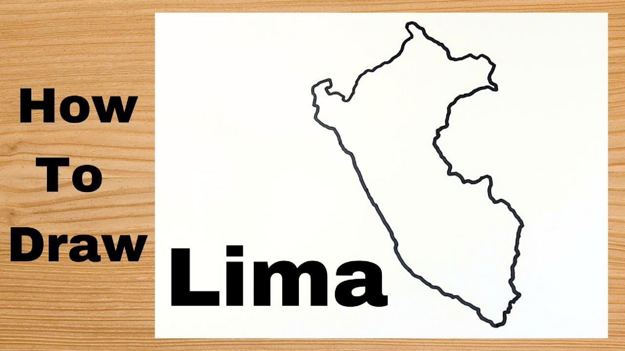 Drawing Lima Capital Map - Peru - YouTube