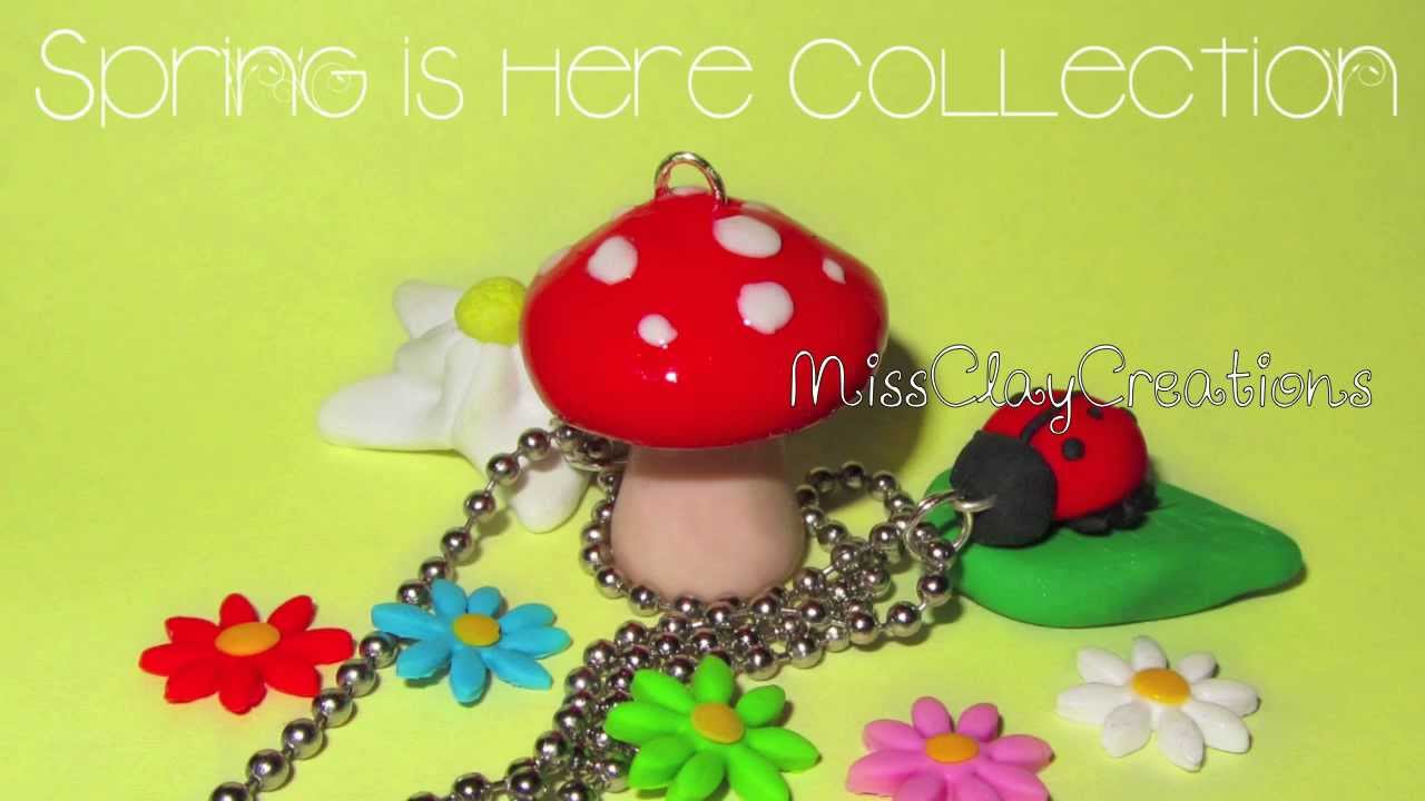 Easy Spring Charms Tutorial by MissClayCreations - YouTube